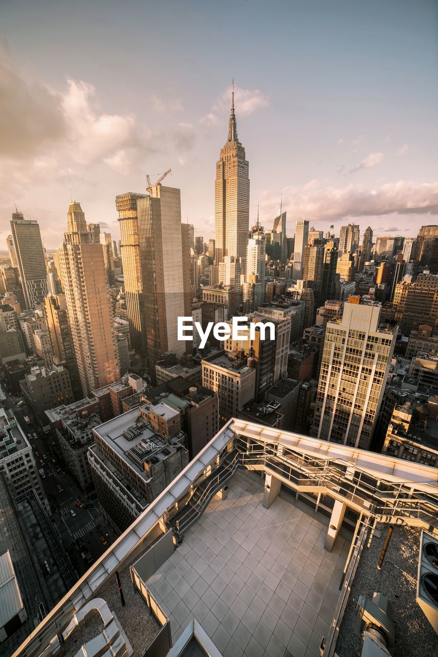 Aerial view of skyscrapers | ID: 118475756