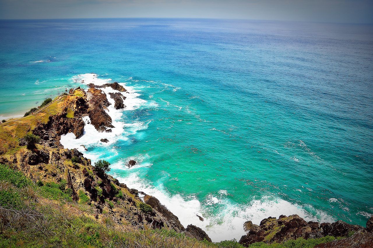 High angle view of beach | ID: 137330417