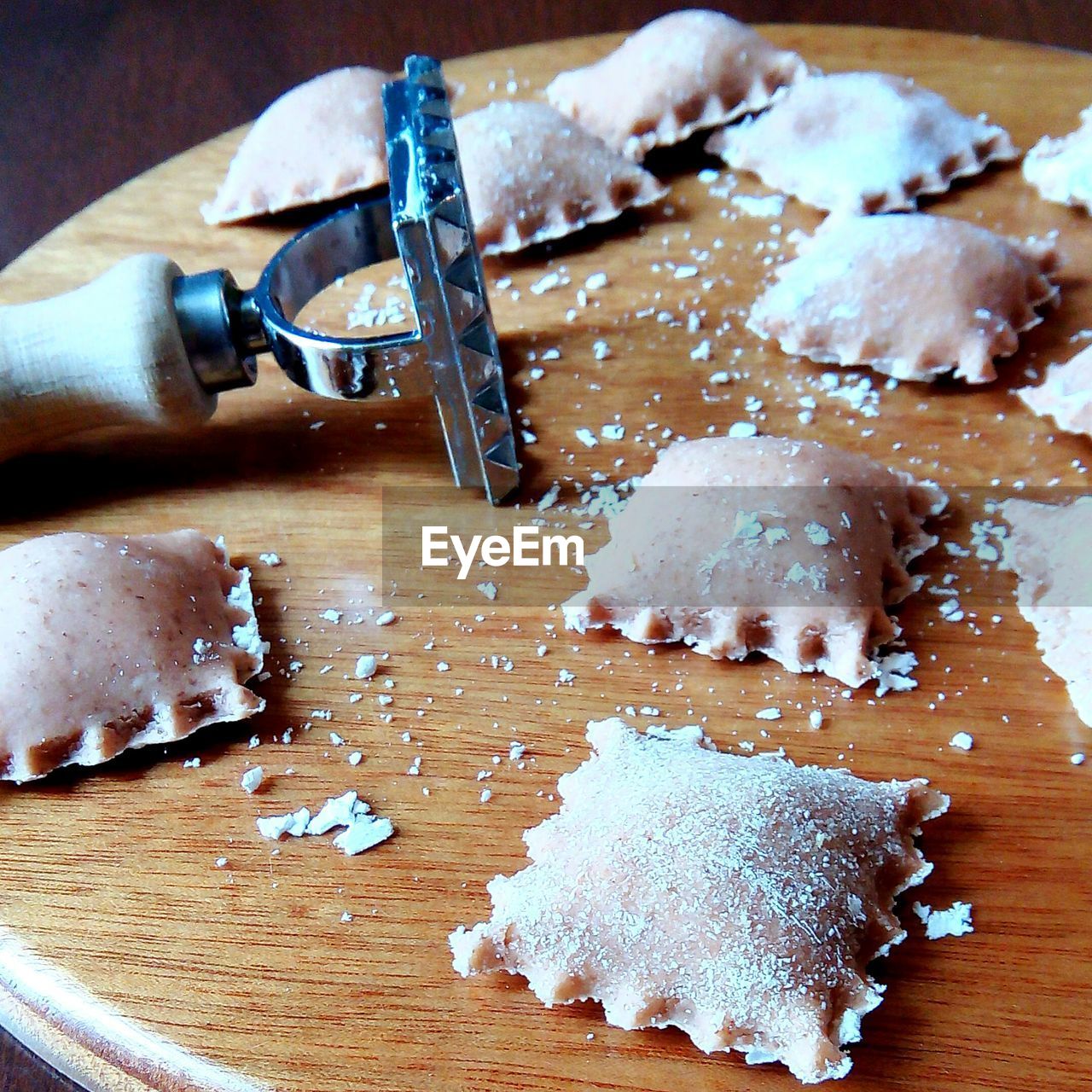 High angle view of ice cream on table | ID: 78777500