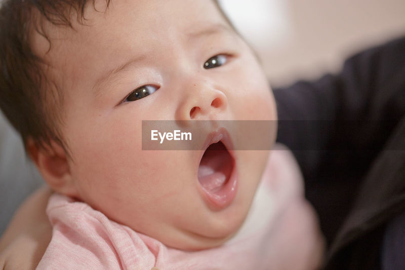 Little Girl Yawning