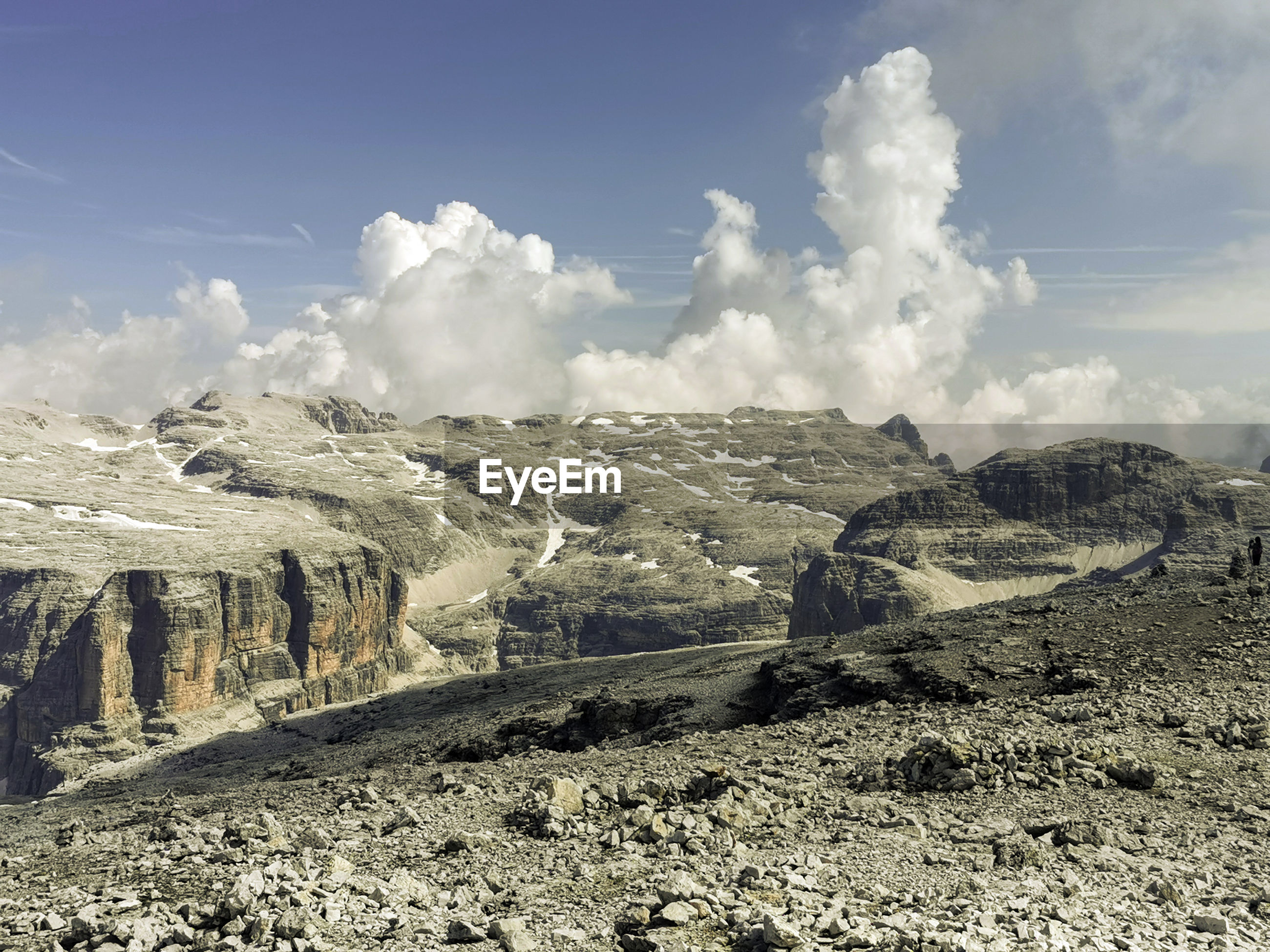 Panoramic view of arid landscape | ID: 145036873
